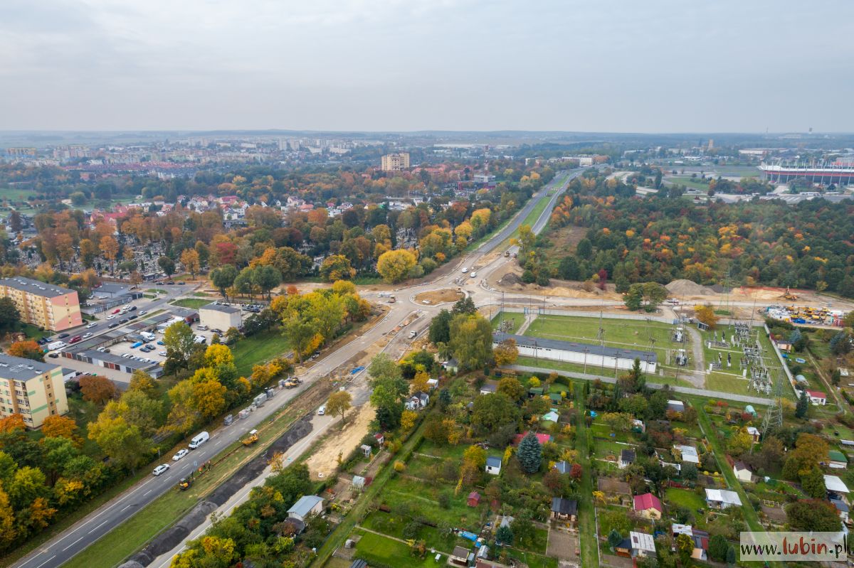 Turbinowe rondo już widać [FOTO, WIDEO] | Lubin - Portal Miasta