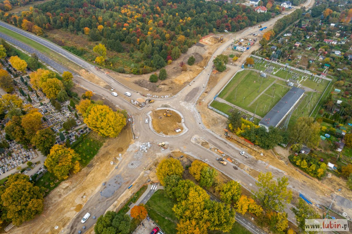 Turbinowe rondo już widać [FOTO, WIDEO] | Lubin - Portal Miasta