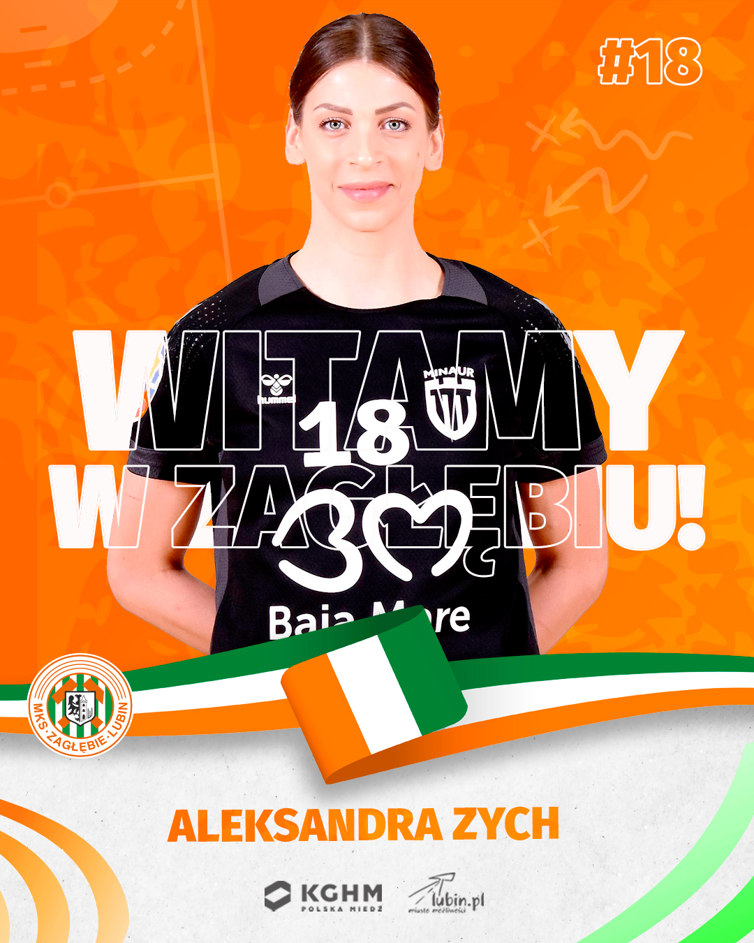 Aleksandra Zych zawodniczką Zagłębia! | Lubin - Portal Miasta